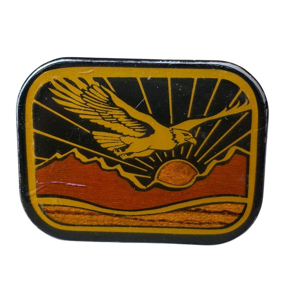 Accessories | Vintage Harmon Design Colorado Eagle Belt Buckle Western ...